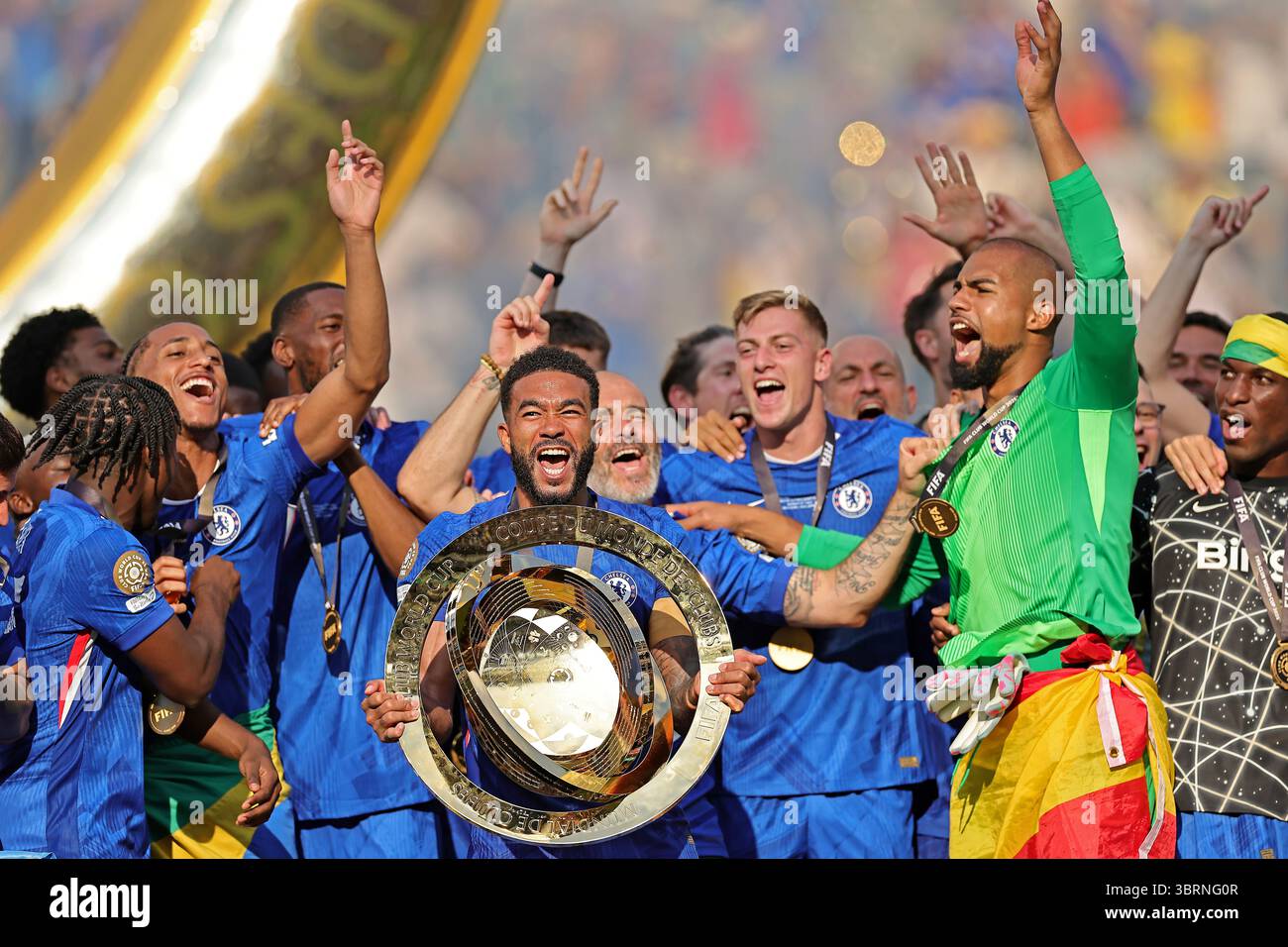 East Rutherford, United States. 12th July, 2025. Reece James of Chelsea ...