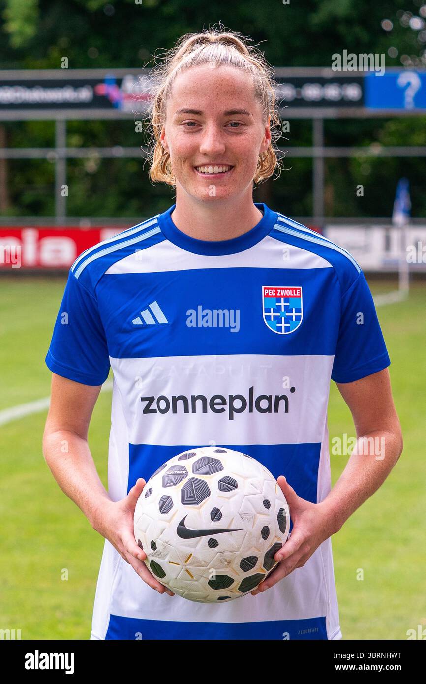 WEZEP, NETHERLANDS - JULY 11: Ilvy Zijp of PEC Zwolle during the Pre ...