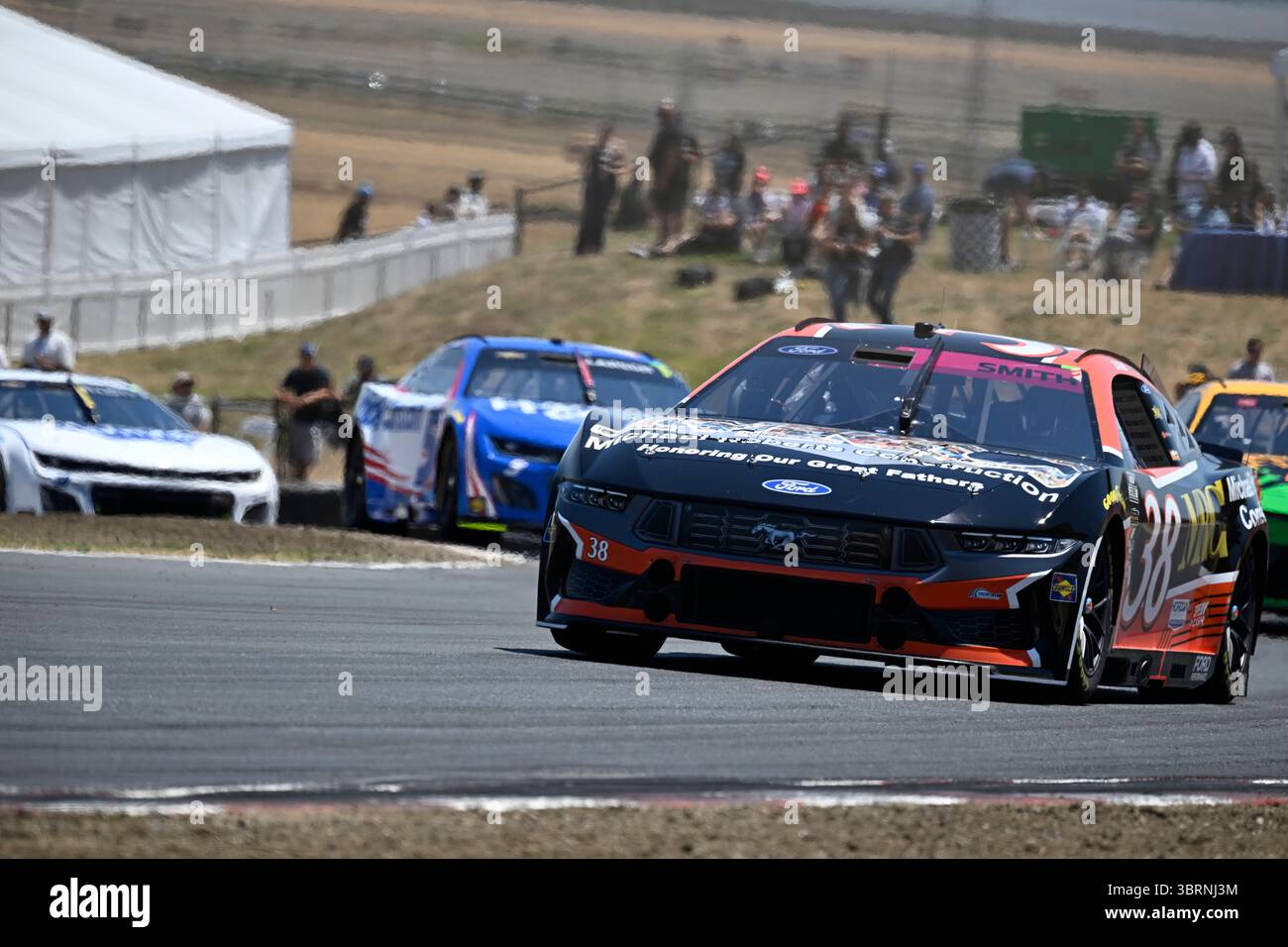 SONOMA, CA - JULY 13: Zane Smith (#38 Front Row Motorsports Michael ...