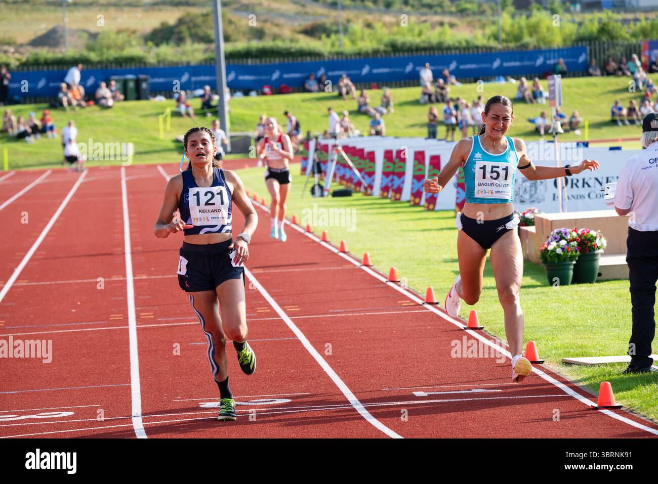 Kirkwall, Orkney Islands, Scotland, UK, 13 July 2025 Amy Kelland of ...