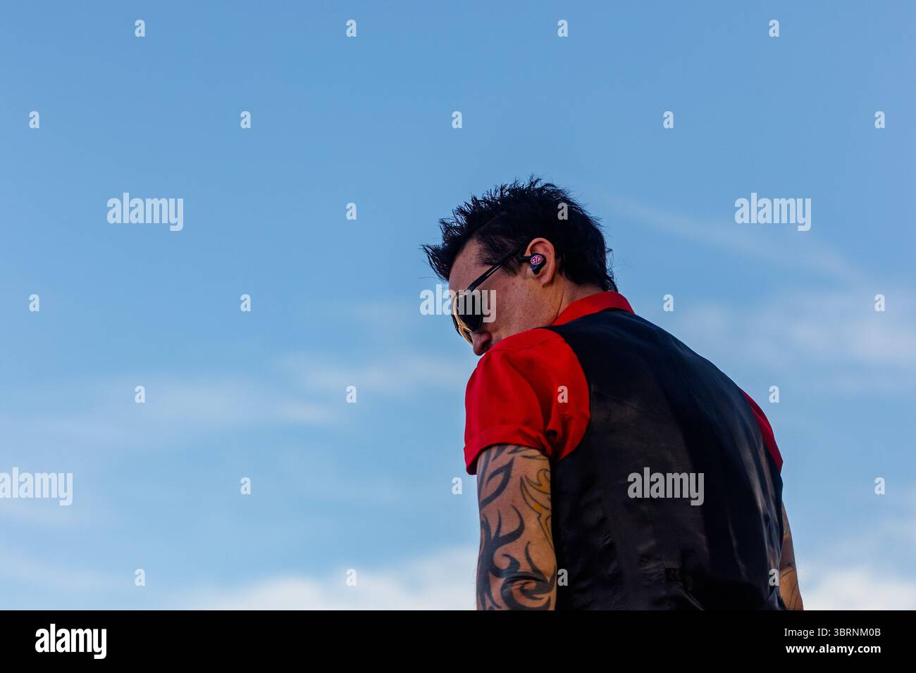 Jeff Gutt, lead singer of the Stone Temple Pilots performs at Rockin ...