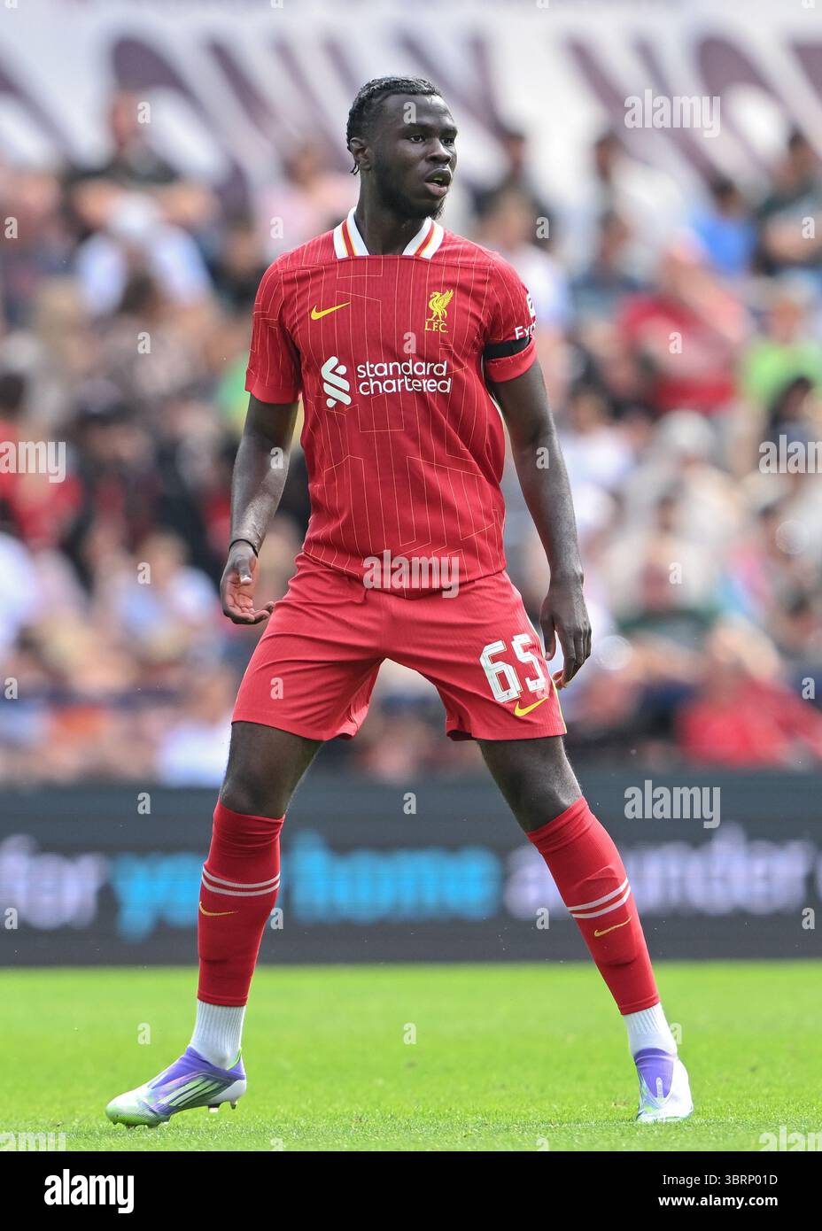 Preston, England, 13th July 2025. Amara Nallo of Liverpool during the ...