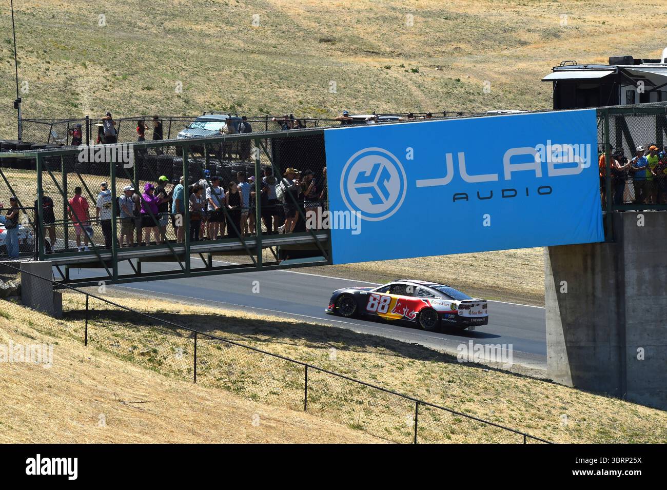 SONOMA, CA - JULY 13: Shane Van Gisbergen (#88 Trackhouse Racing Red ...