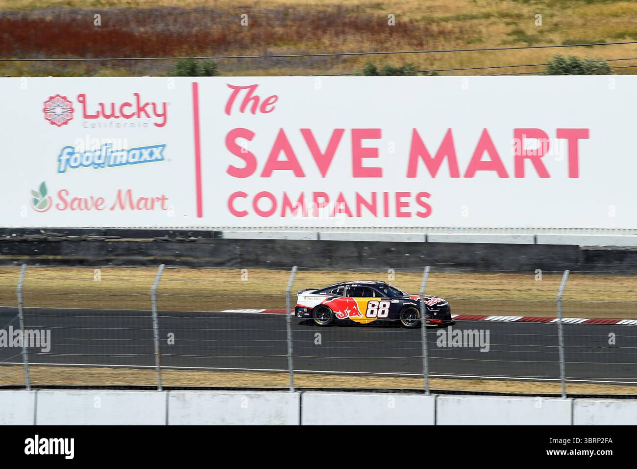 SONOMA, CA - JULY 13: Shane Van Gisbergen (#88 Trackhouse Racing Red ...
