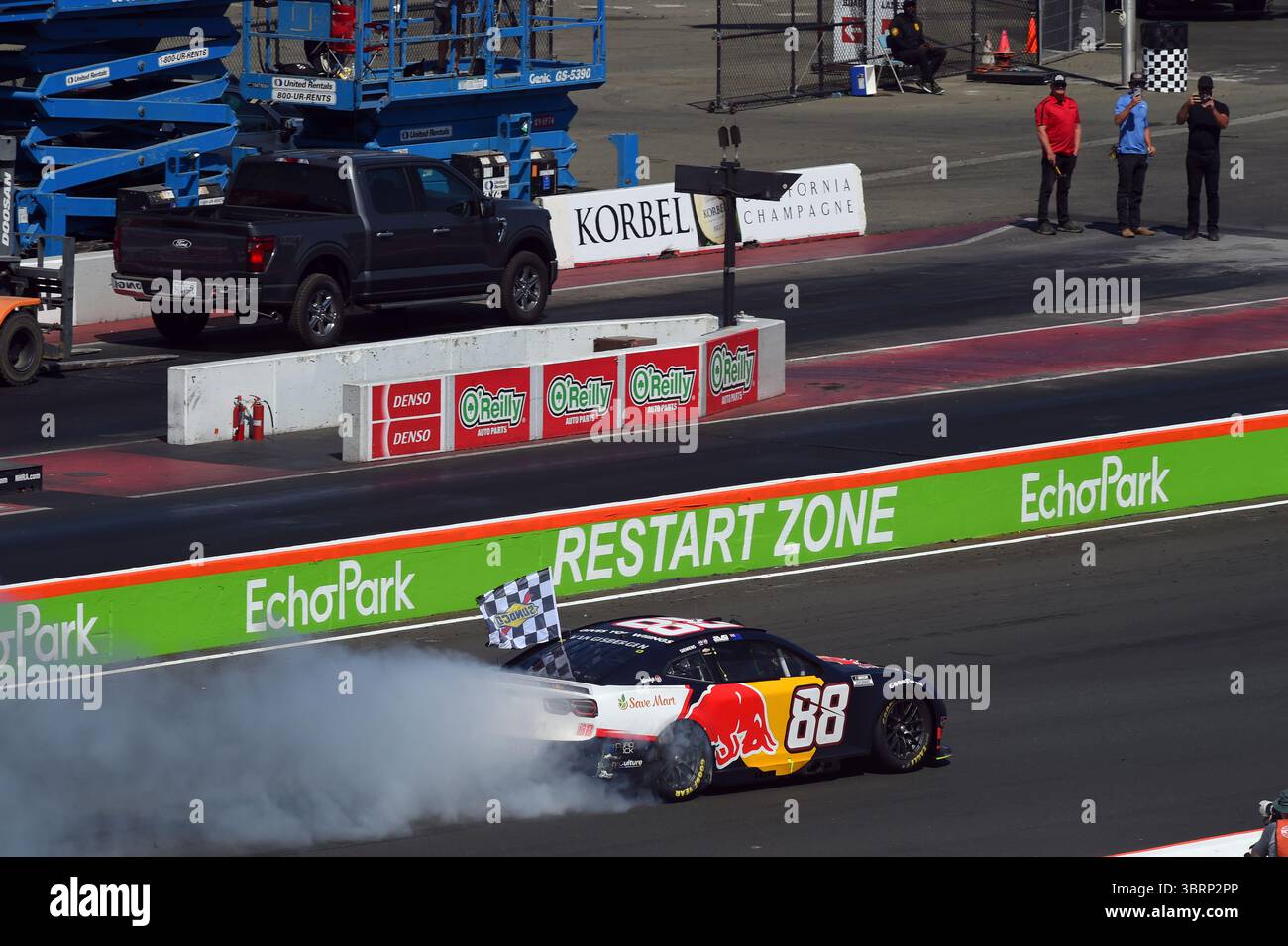 SONOMA, CA - JULY 13: Shane Van Gisbergen (#88 Trackhouse Racing Red ...