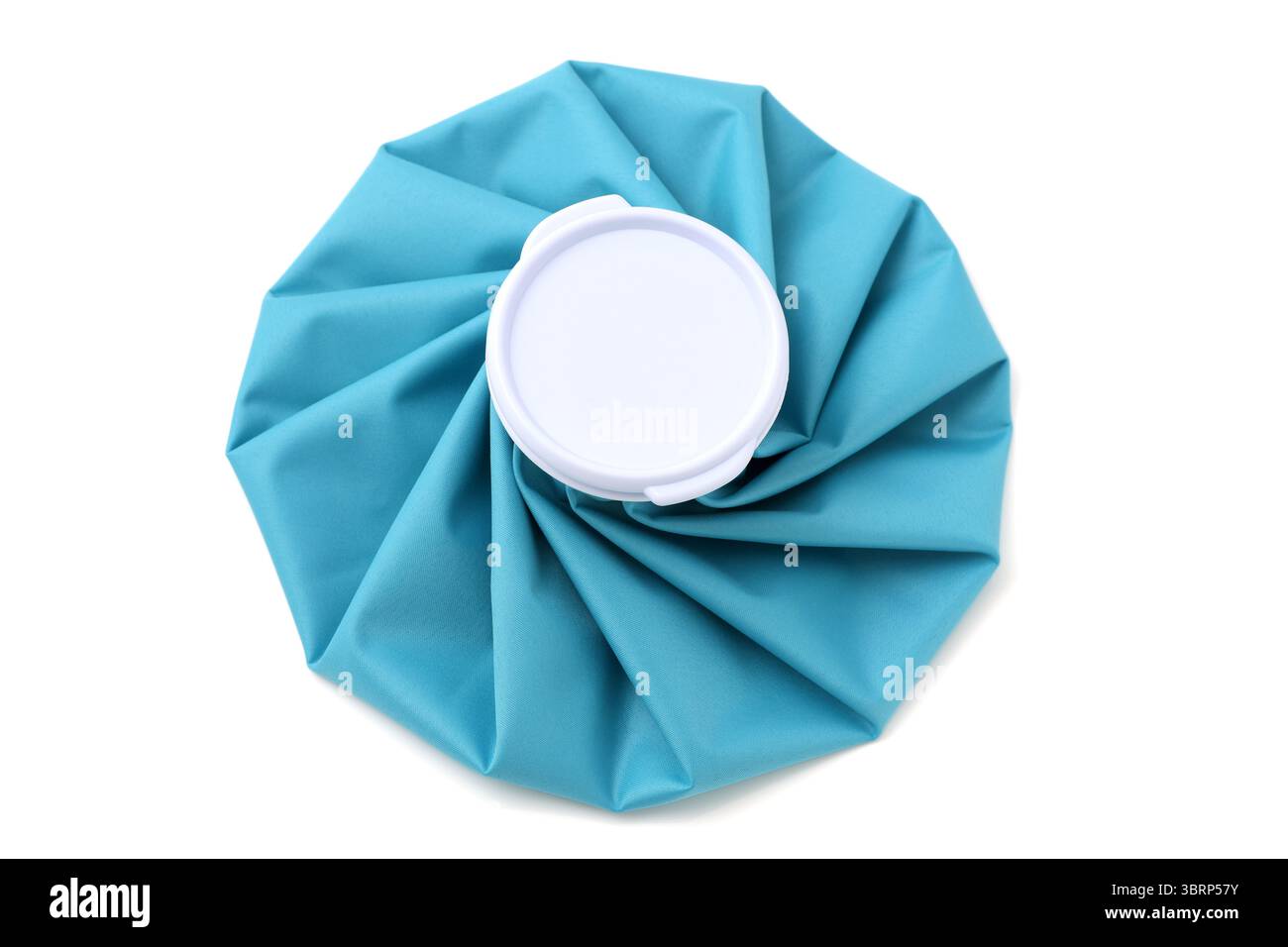 blue ice pack isolated with clipping path on white background Stock ...