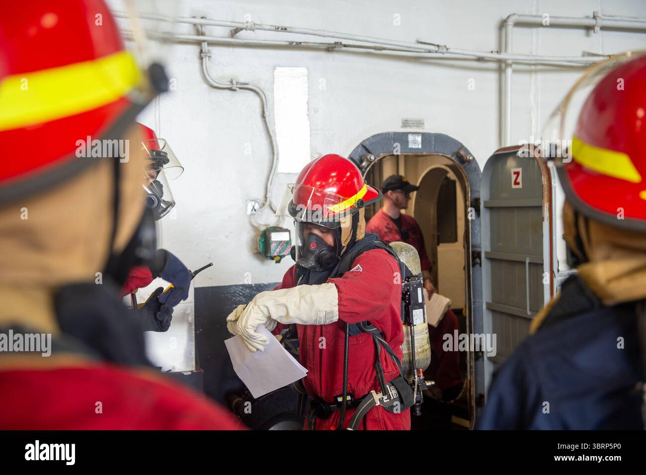 SAN DIEGO (July 12, 2025) U.S. Navy Damage Controlman 2nd Class Brian ...