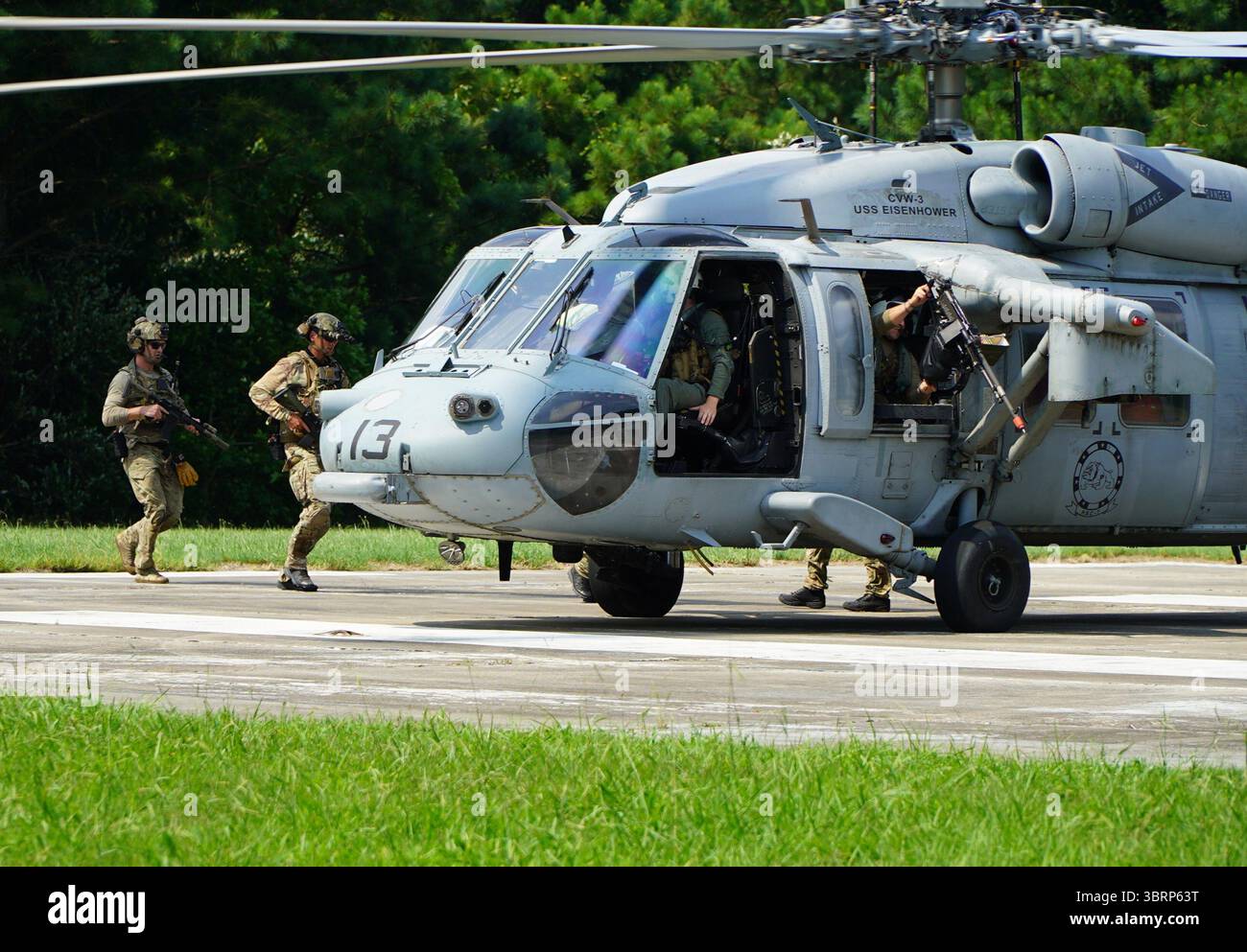 Yorktown, Va. (July 9, 2025) An MH-60S assigned to Helicopter Sea ...