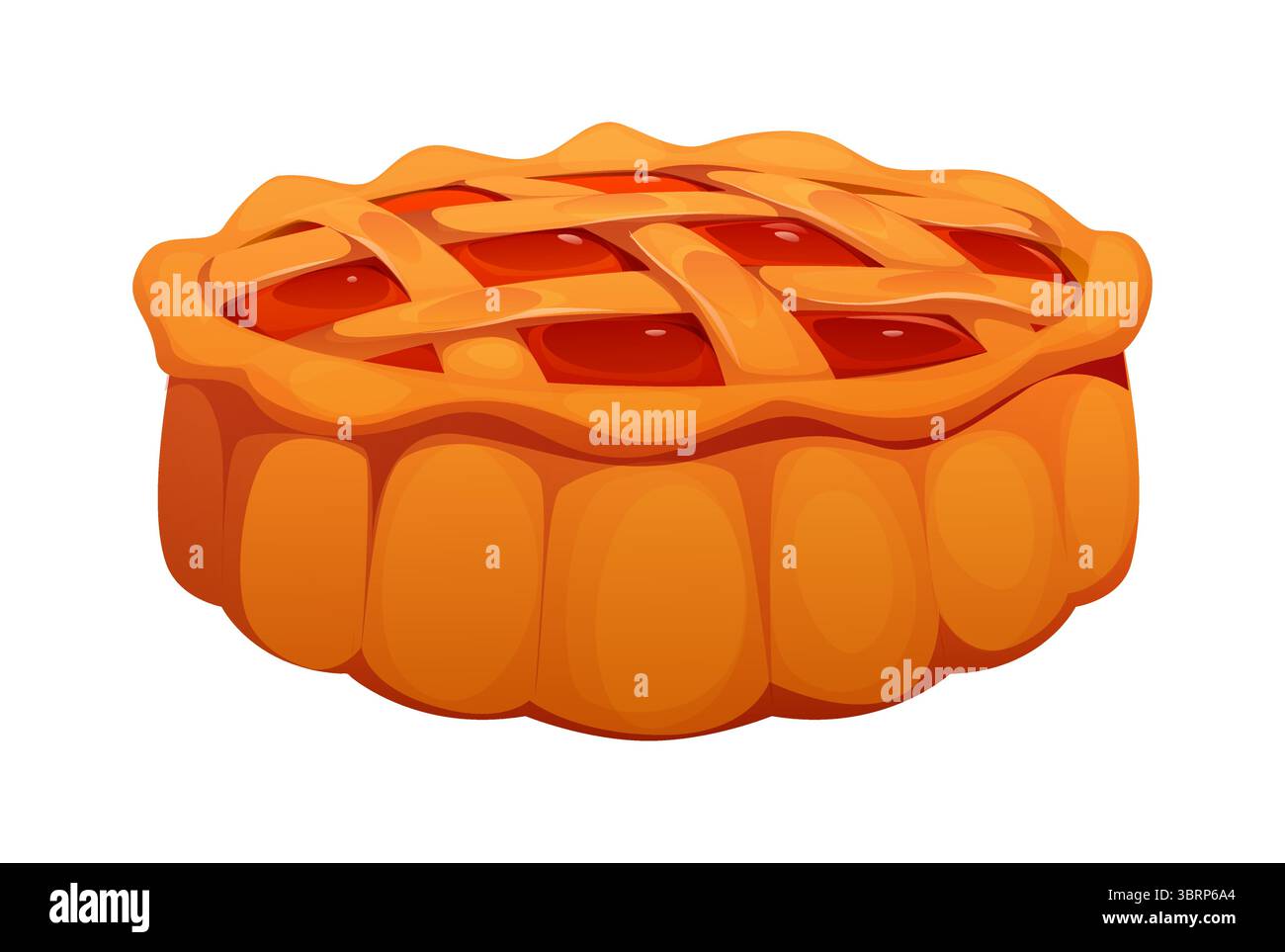 Fruit cake on rustic Stock Vector Images - Alamy