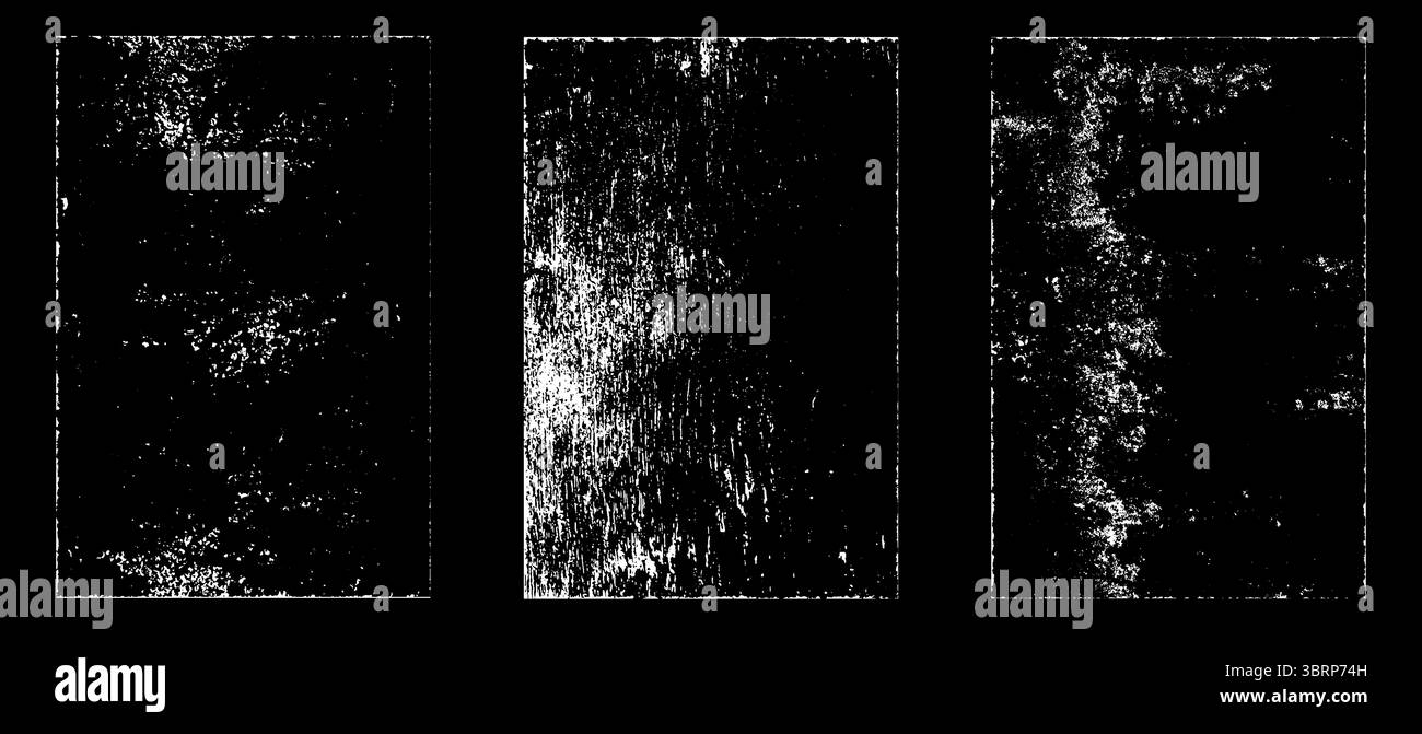 Black and white grunge. Distress overlay texture. Abstract surface dust ...