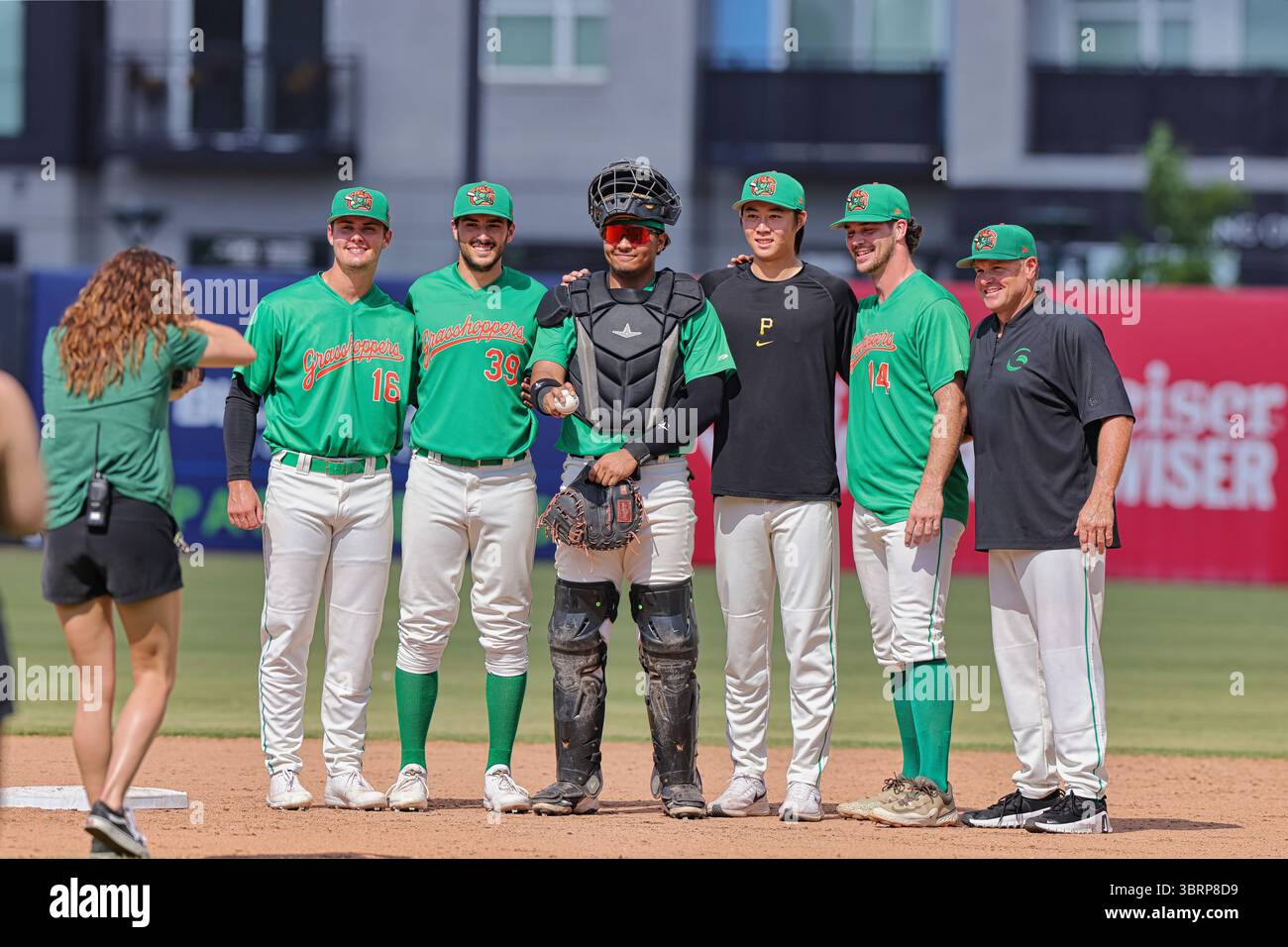 Greensboro, NC: The Greensboro Grasshoppers pitchers (Jake Shirk ...
