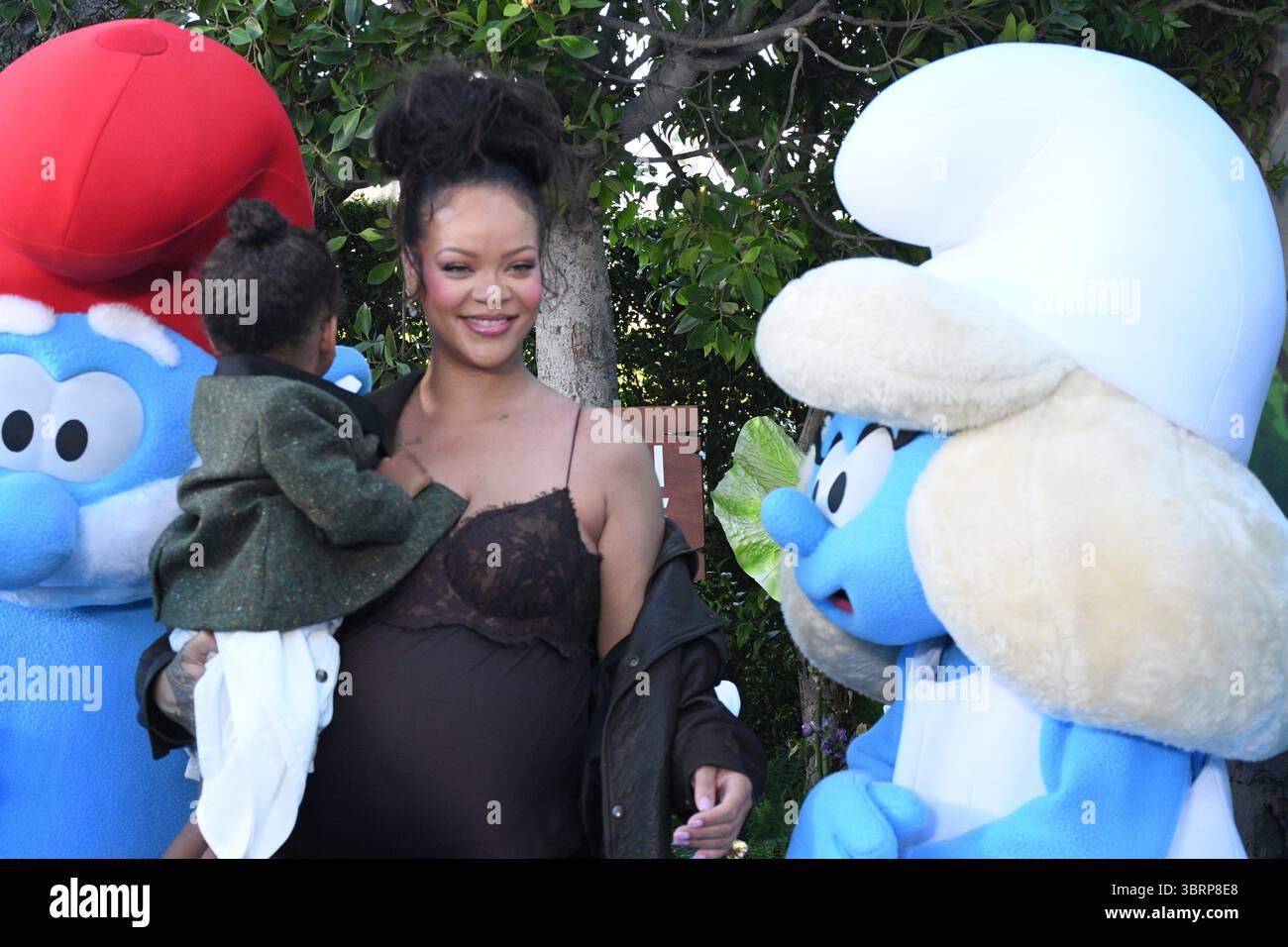 Los Angeles, California, USA 13th July 2025 Riot Rose Mayers and mother Singer Rihanna and ...