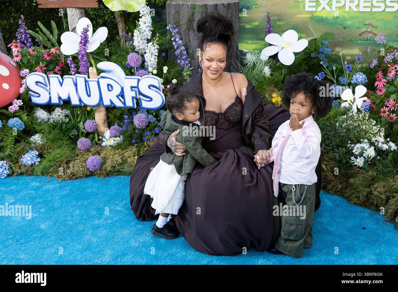 Riot Rose Mayers, Rihanna and RZA Athelston Mayers attend the arrivals ...