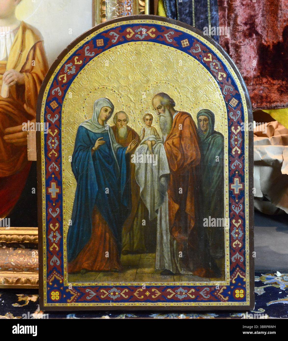 Mary and jesus russian icon hi-res stock photography and images - Alamy