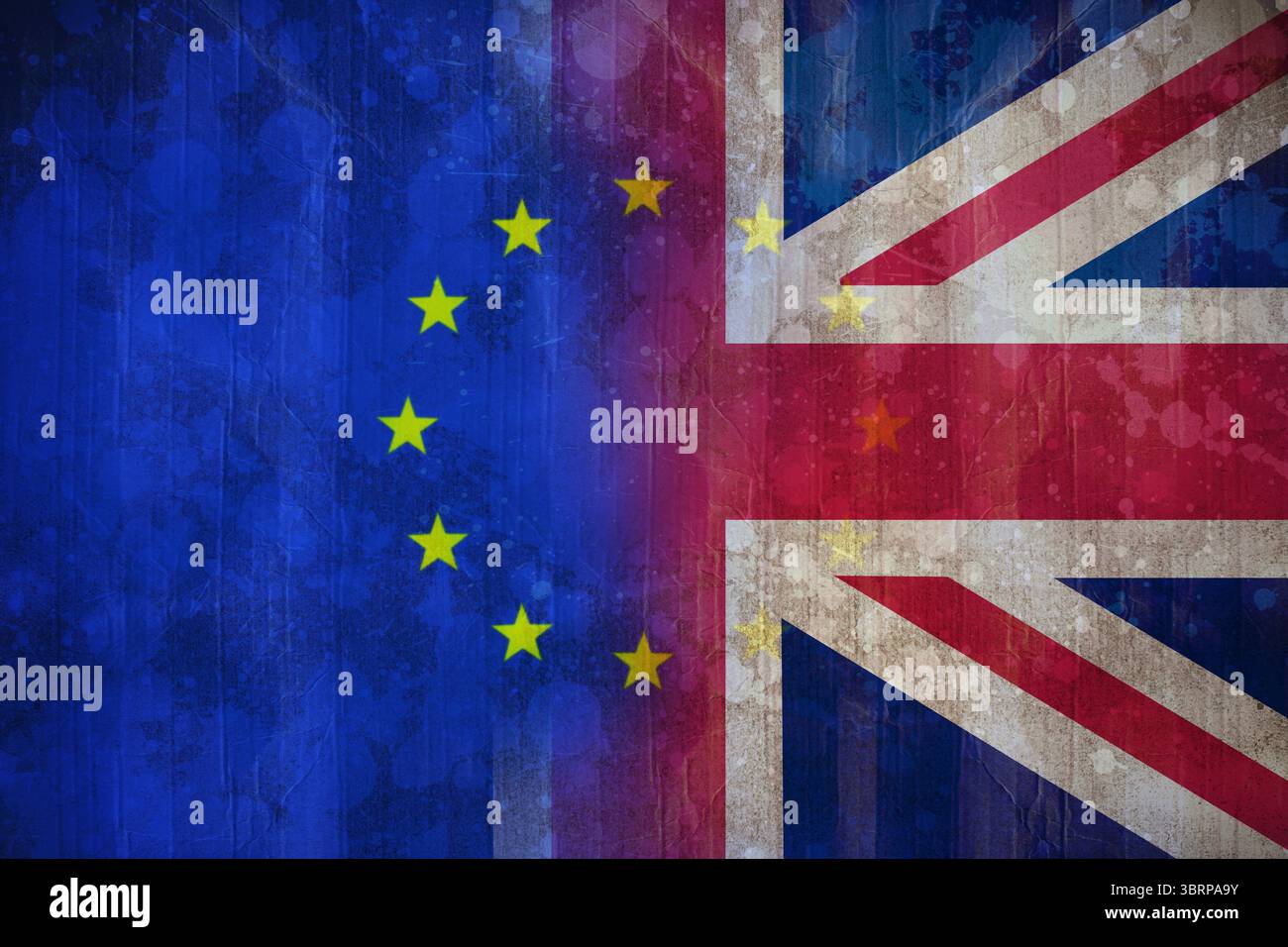 European union flag animation europe hi-res stock photography and ...