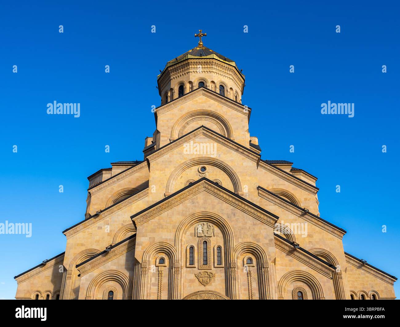 The Holy Trinity Cathedral. Tsminda Sameba, main cathedral of the ...