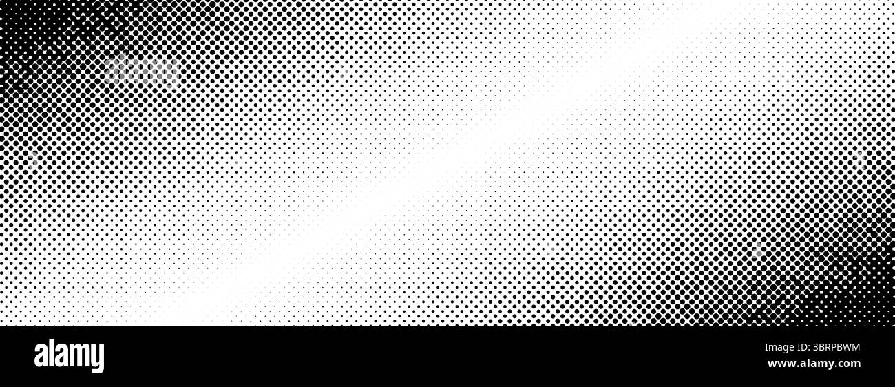 Grunge halftone gradient texture. Black pixel distress backdrop ...