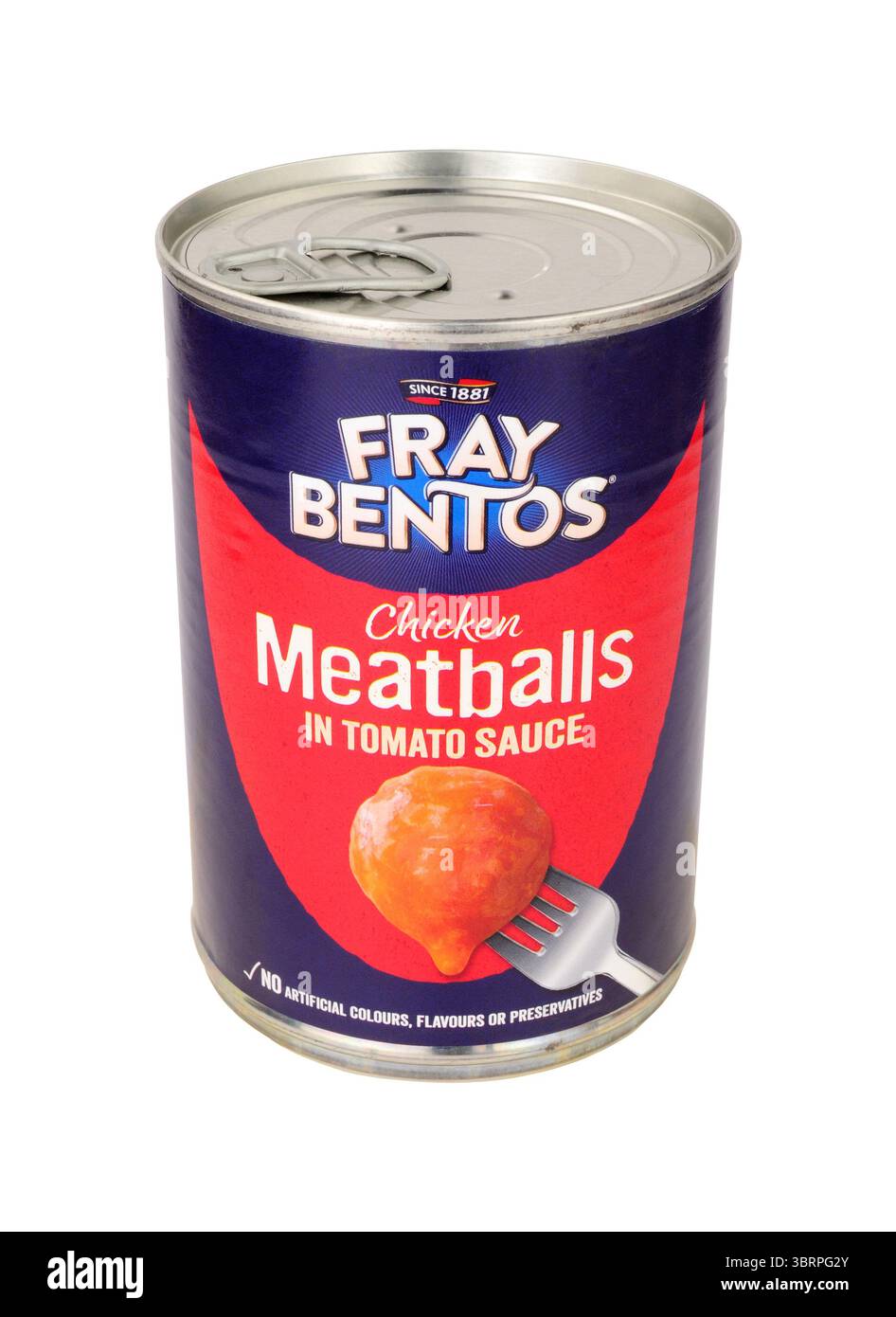 Fray Bentos tinned chicken meatballs in tomato sauce in a 380g ring ...