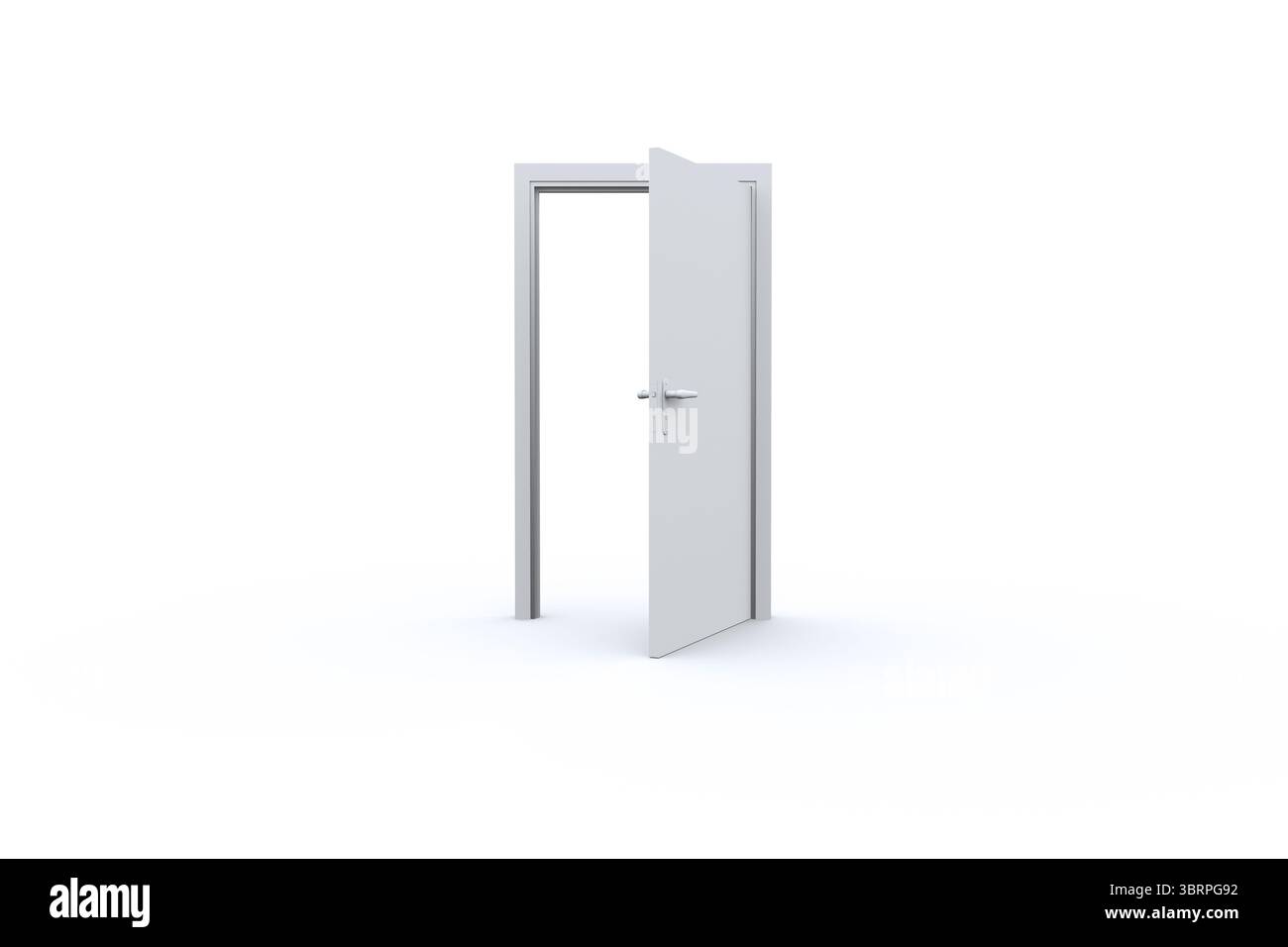 Minimal half open door hi-res stock photography and images - Alamy
