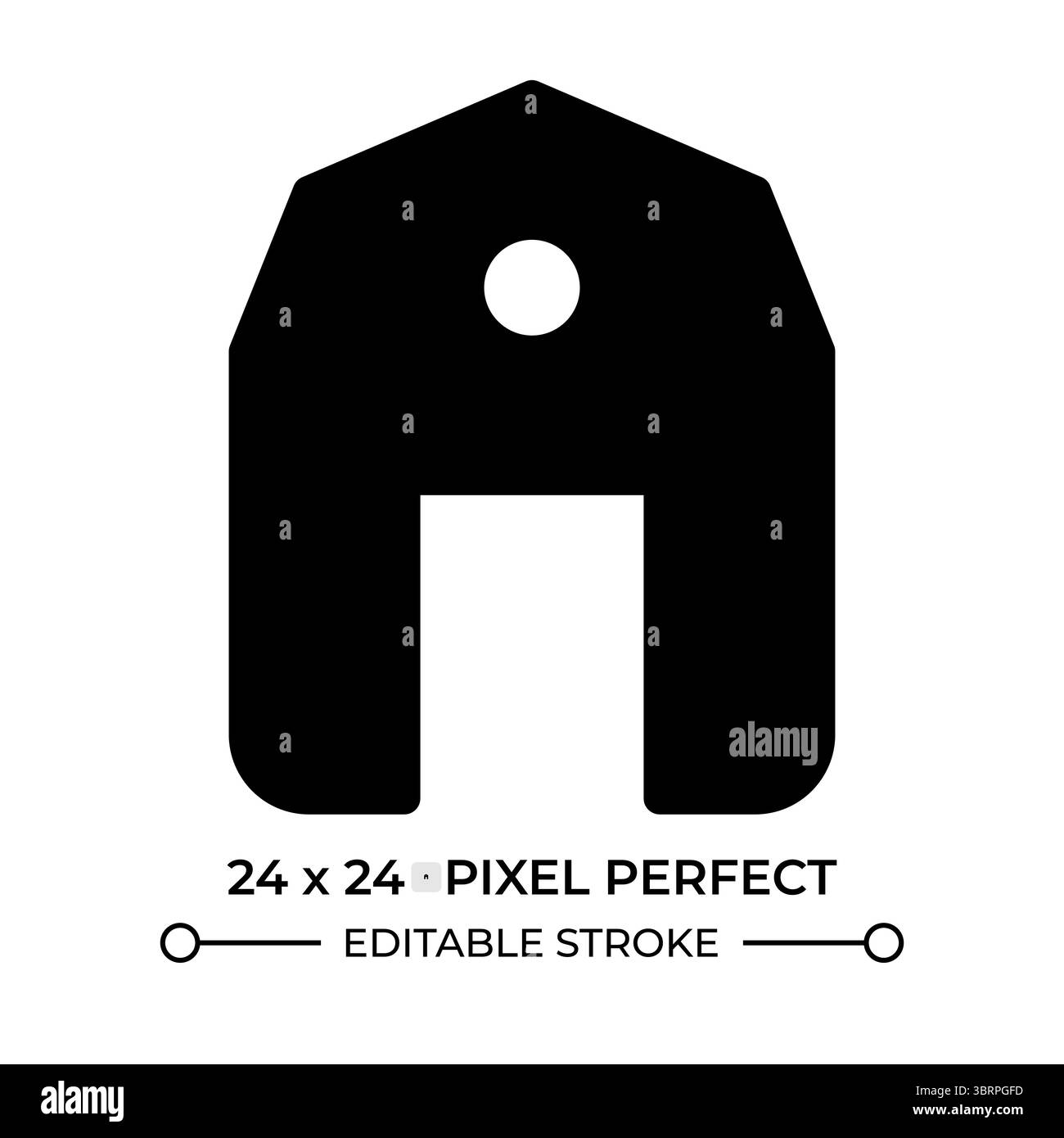 Icon farm ranch Black and White Stock Photos & Images - Alamy