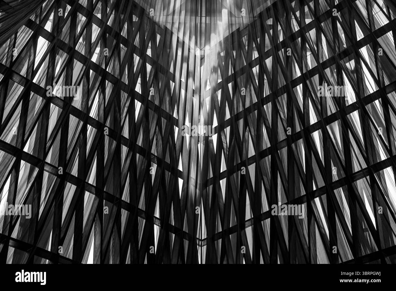 Ceiling light effect Black and White Stock Photos & Images - Alamy