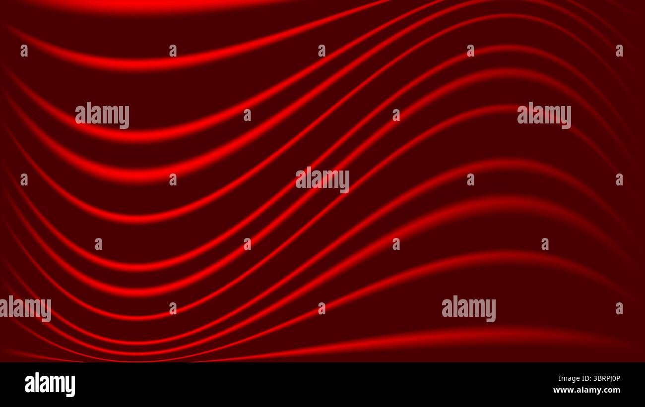 Dynamic Red Waves Background - Abstract Wavy Design for Modern ...