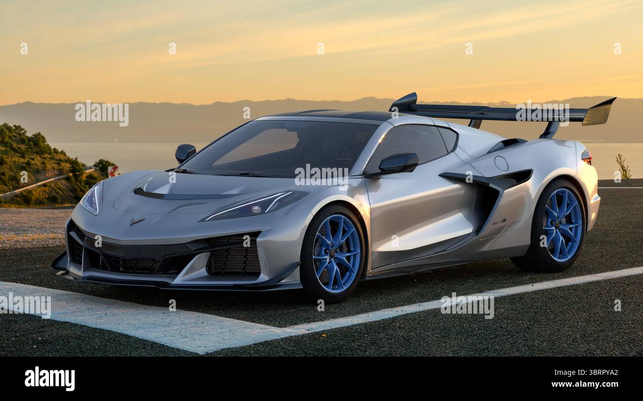 Chevrolet Corvette C8 ZR1 Stock Photo - Alamy