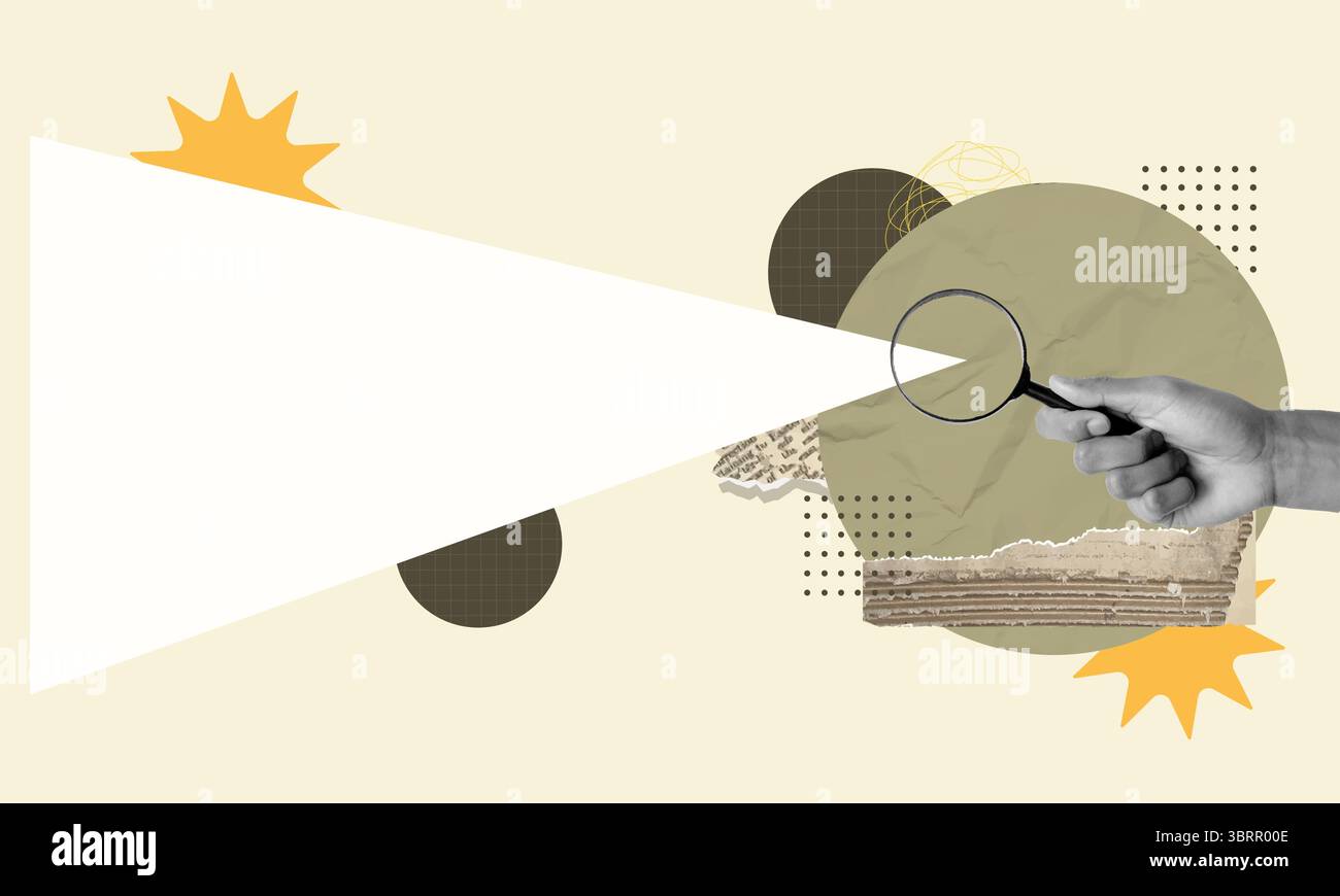 Business exploration with abstract focus on innovation. Vector ...