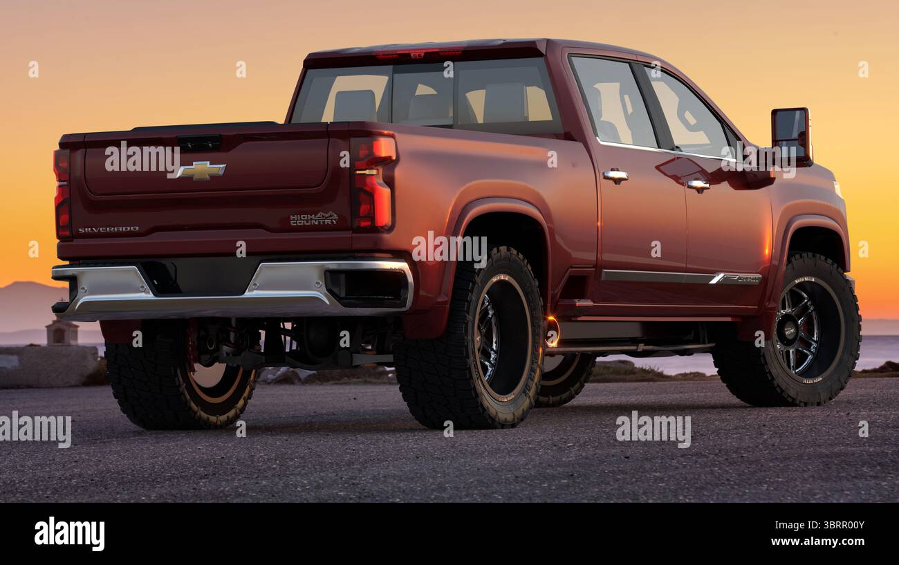 Chevrolet Silverado 2500HD High Country ... Midnight Edition Stock ...