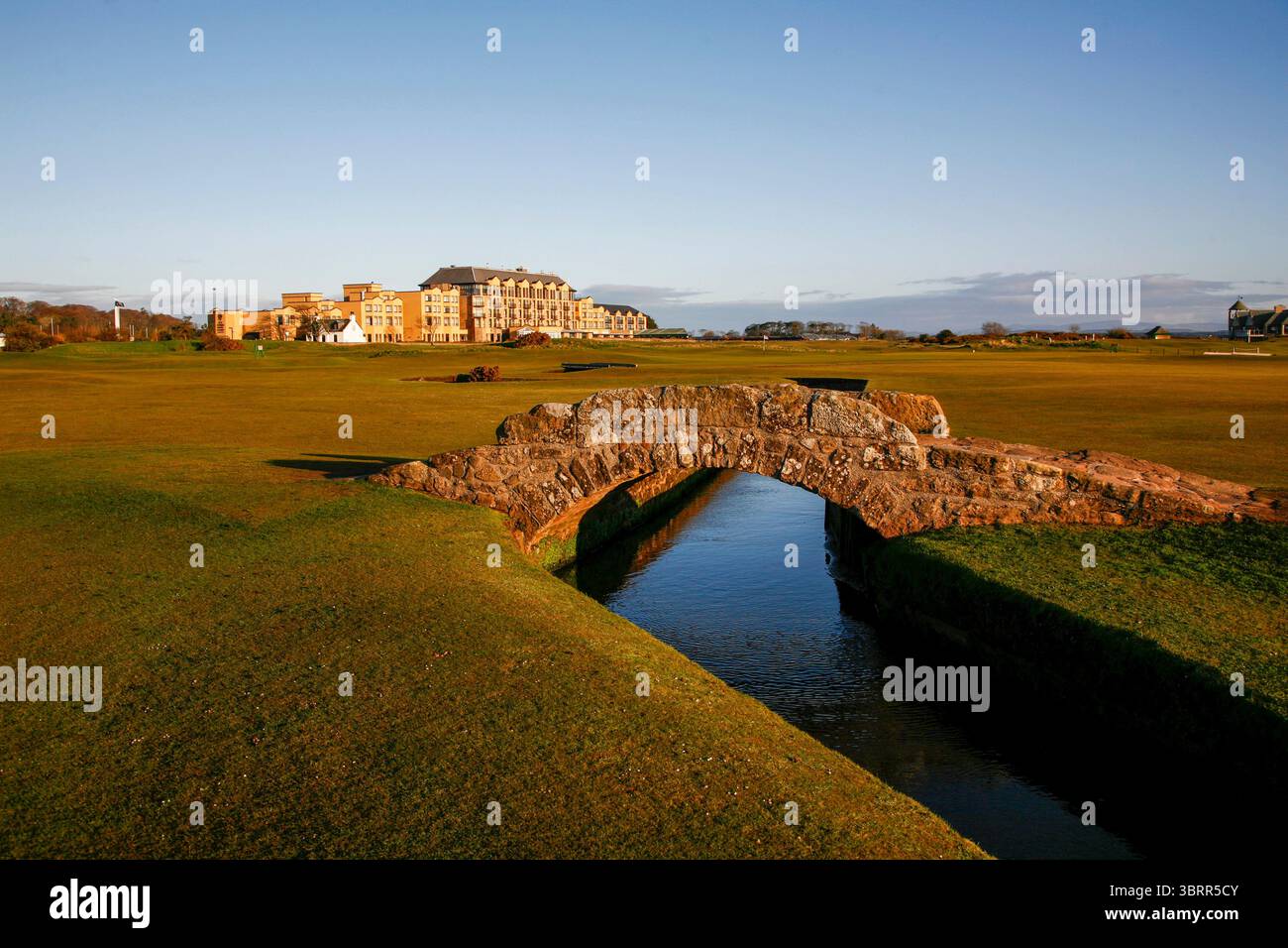 Swilken Bridge and Old Course Hotel, St. Andrews (old) GC and clubhouse ...