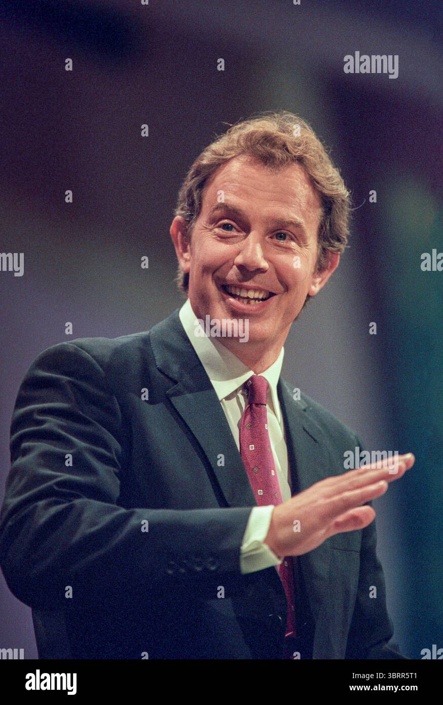 Tony Blair speaks At The 1998 Labour Party Annual Conference at the ...