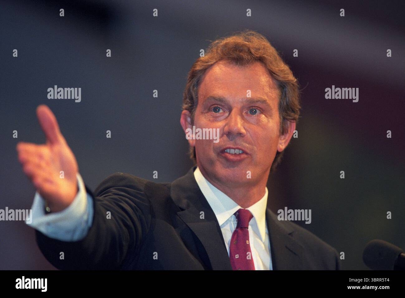 Tony Blair speaks At The 1998 Labour Party Annual Conference at the ...