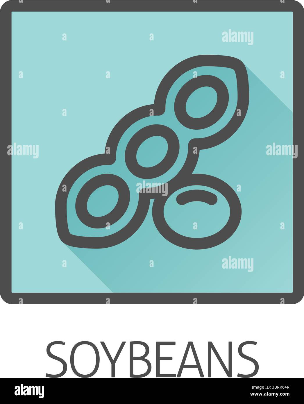 A Soybean Soy Bean Food Allergen Icon Concept Stock Vector Image & Art ...