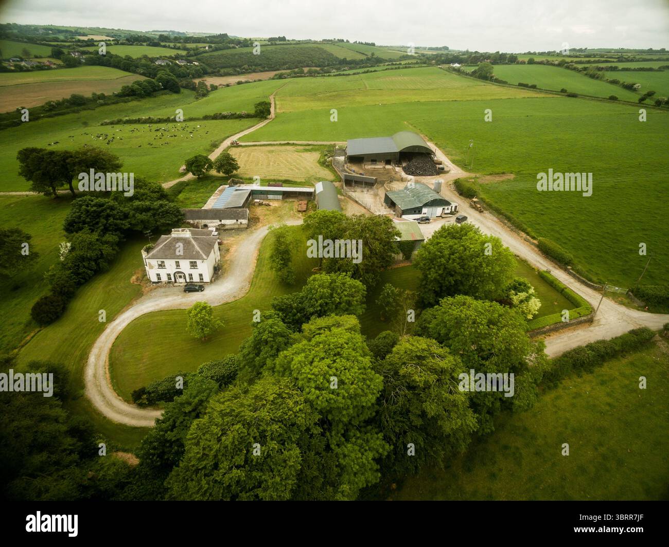 Drone shot view house on hi-res stock photography and images - Alamy