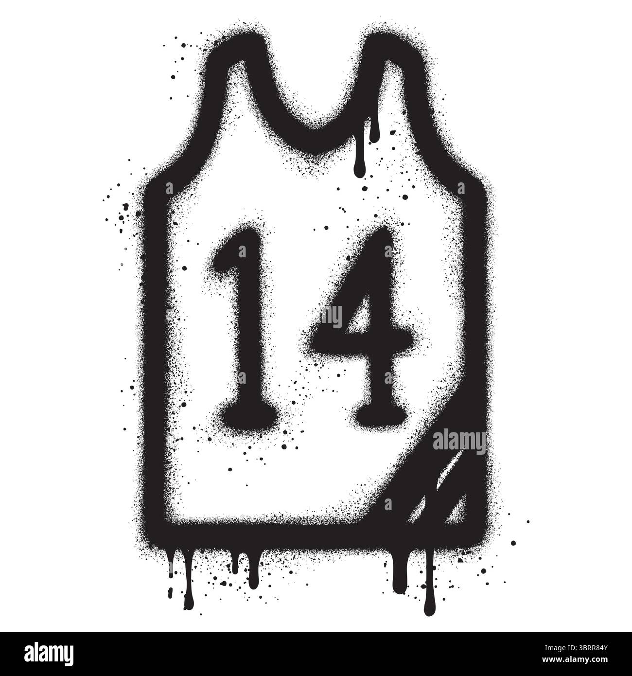 Front view white spray Stock Vector Images - Alamy