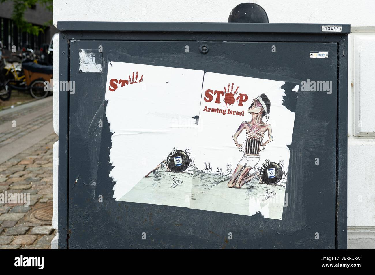 Stop Arming Israel posters featuring resistance art by Salim Assi ...