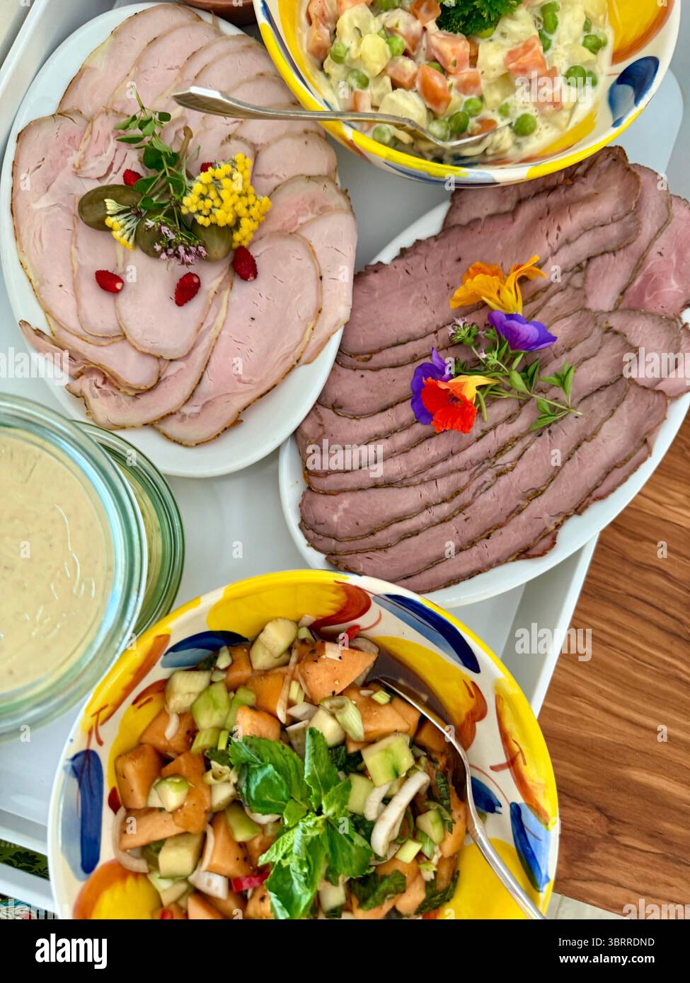 TAVOLATA Colorful Cold Cuts and Summer Salad Platter – Gourmet Buffet ...