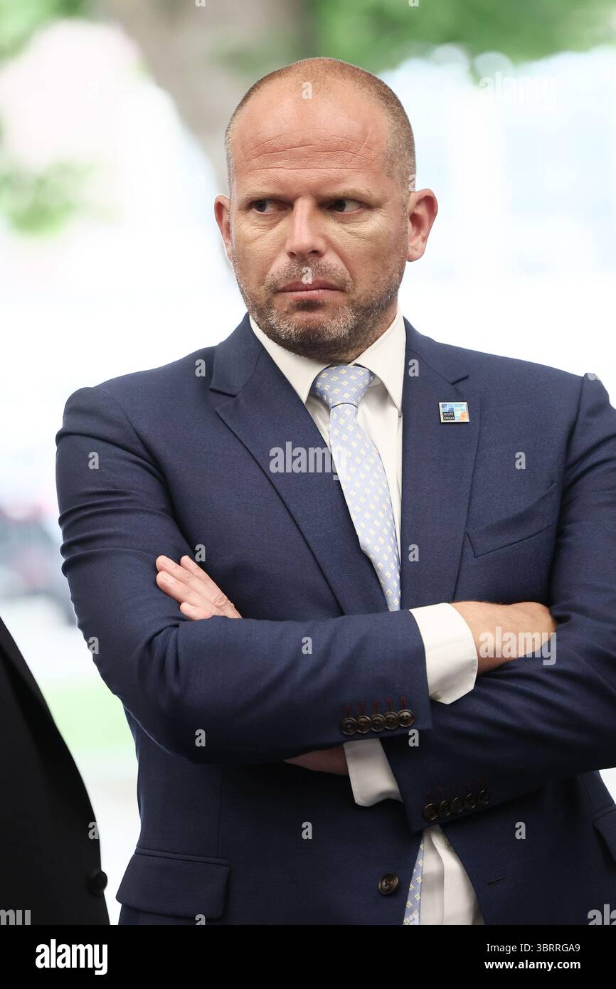 Minister of Defence and Foreign Trade Theo Francken pictured during the ...