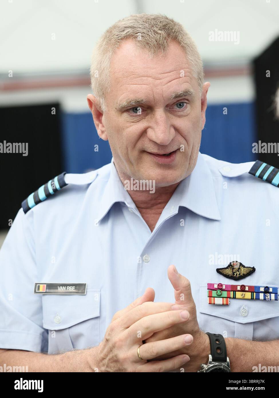 General Harold Van Pee pictured during the inauguration of the new ...