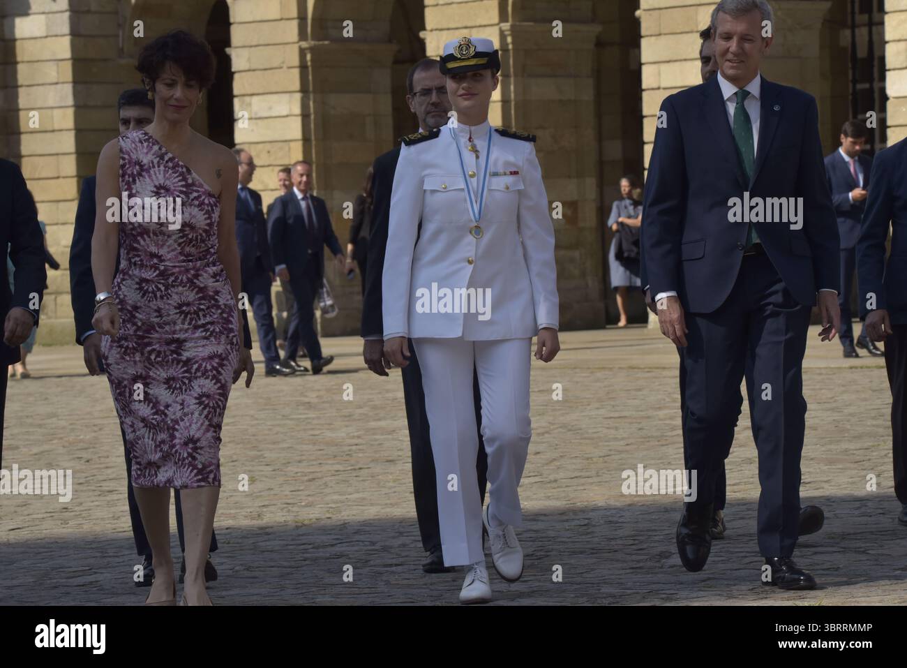 Santiago, Spain. jul, 14th, 2025. Princess Leonor receives the gold ...