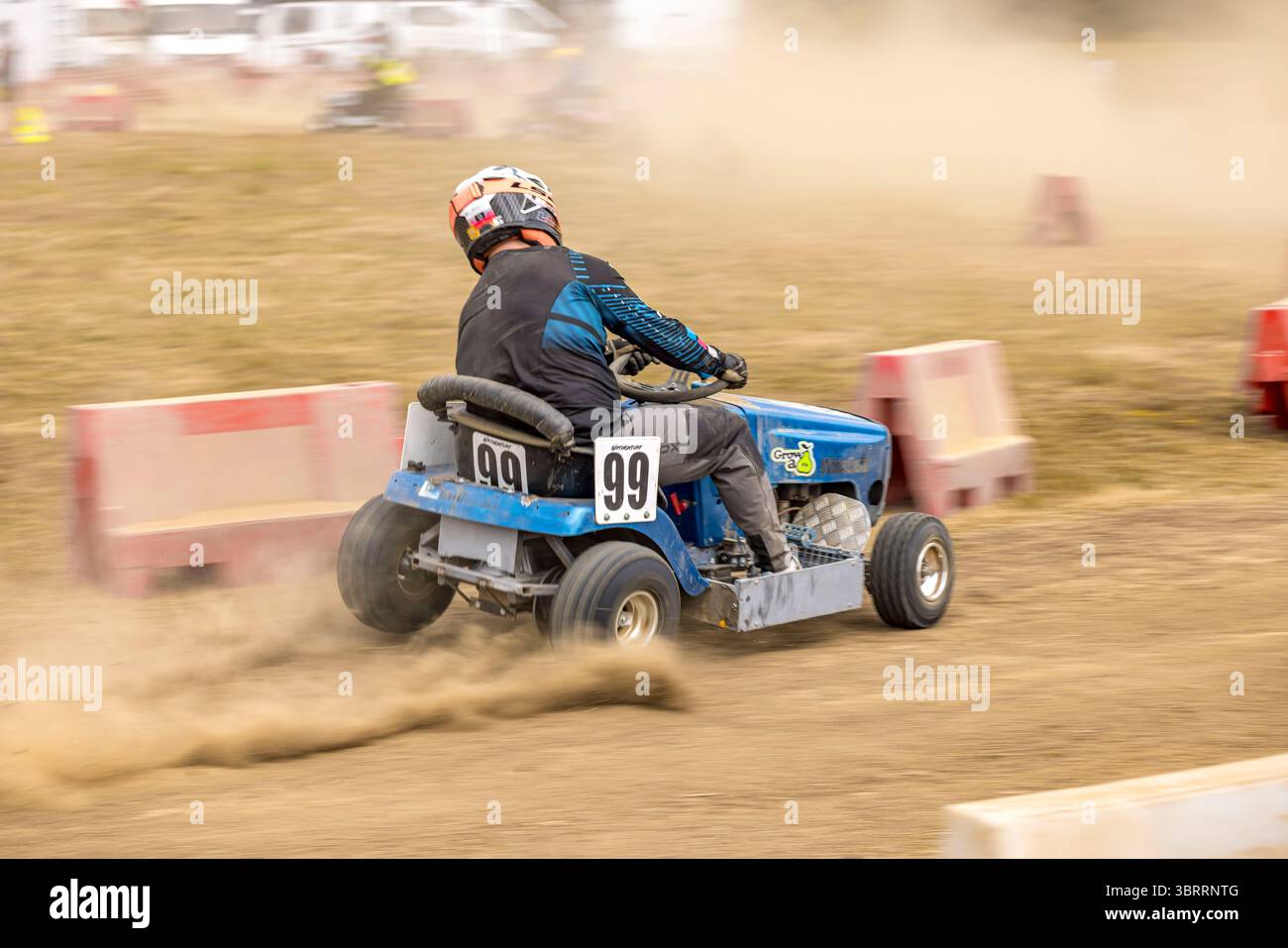 Lawnmower Racing, Essex, England, UK Stock Photo - Alamy