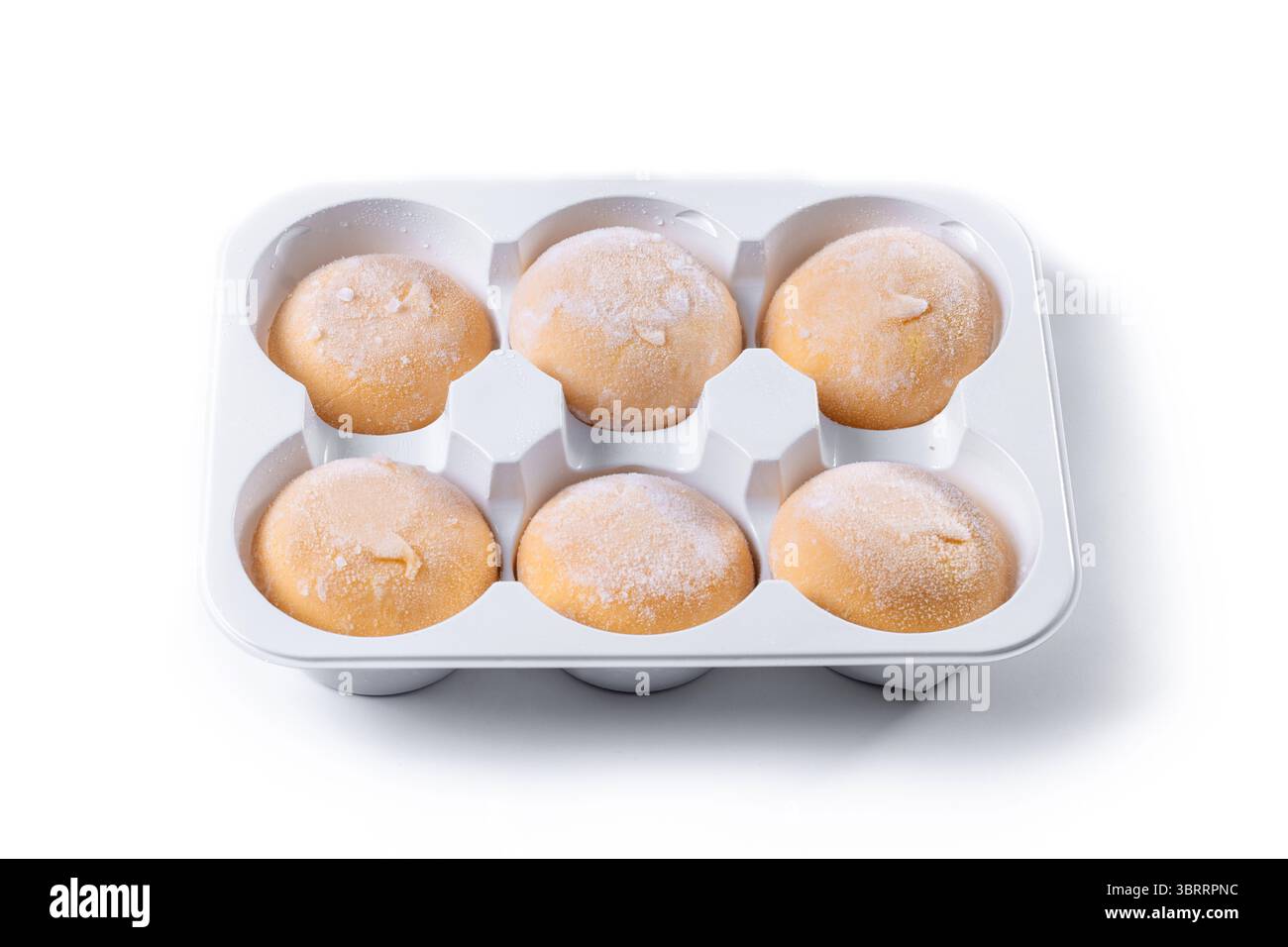 Japanese Mango ice cream mochi isolated on white background Stock Photo ...