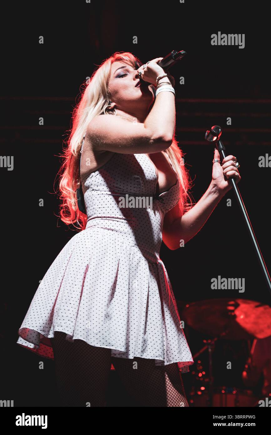 ITALY, TORINO, JUNE 10th 2025: The British singer and songwriter Luvcat ...