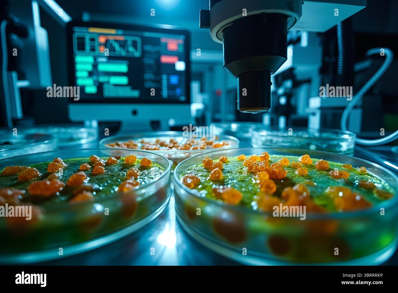 Advanced microscopy and digital imaging systems analyze bacterial ...