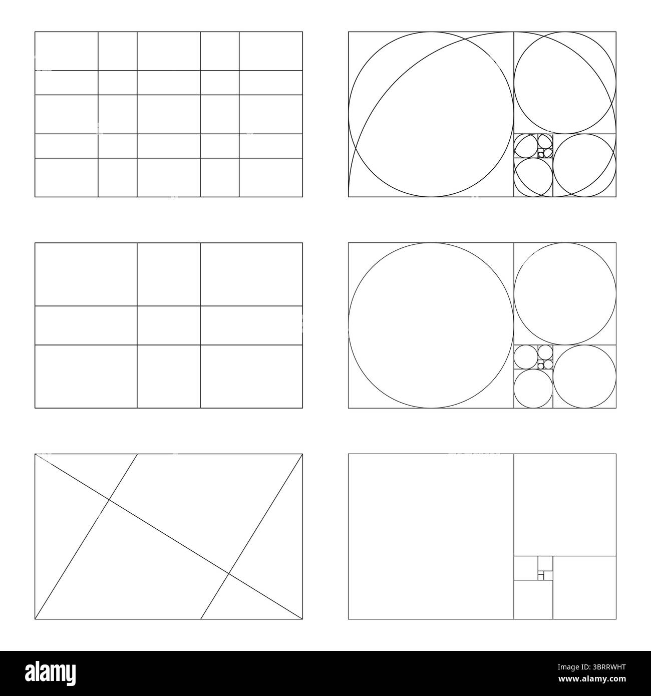 Fibonacci rule Stock Vector Images - Alamy