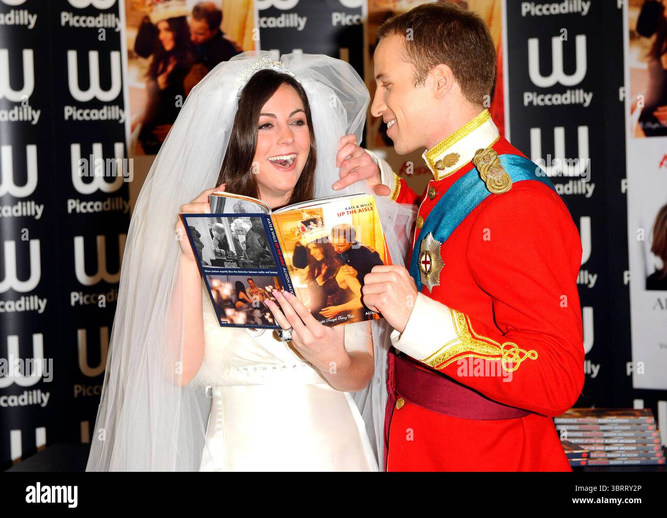 Prince William and Kate Middleton look-a-likes at the launch of Alison ...