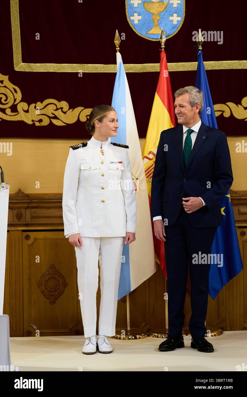 Santiago de Compostela. Spain. 20250714, Crown Princess Leonor attends ...