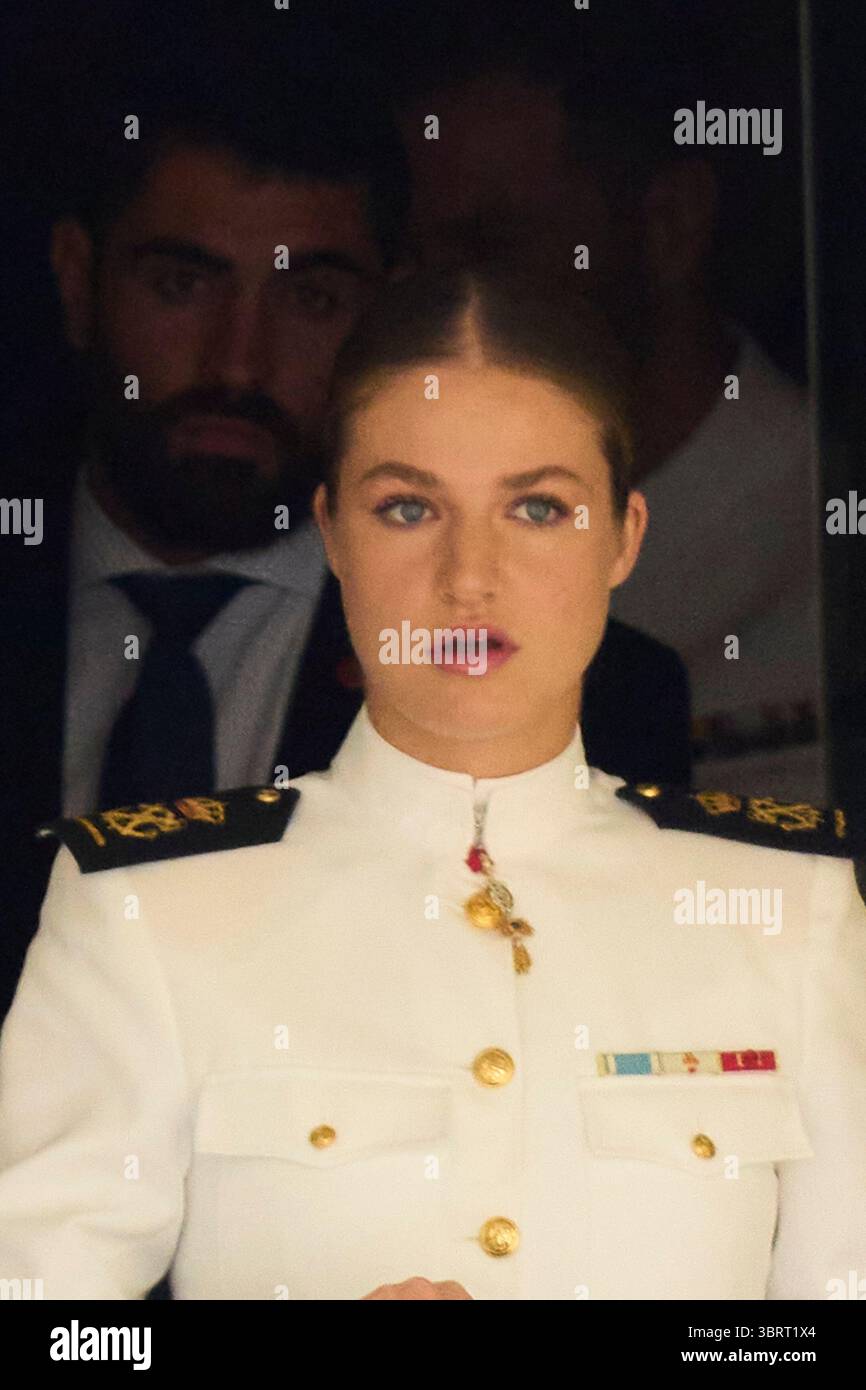 July 14, 2025, Santiago De Compostela, Galicia, Spain: Crown Princess Leonor attends Medal of ...