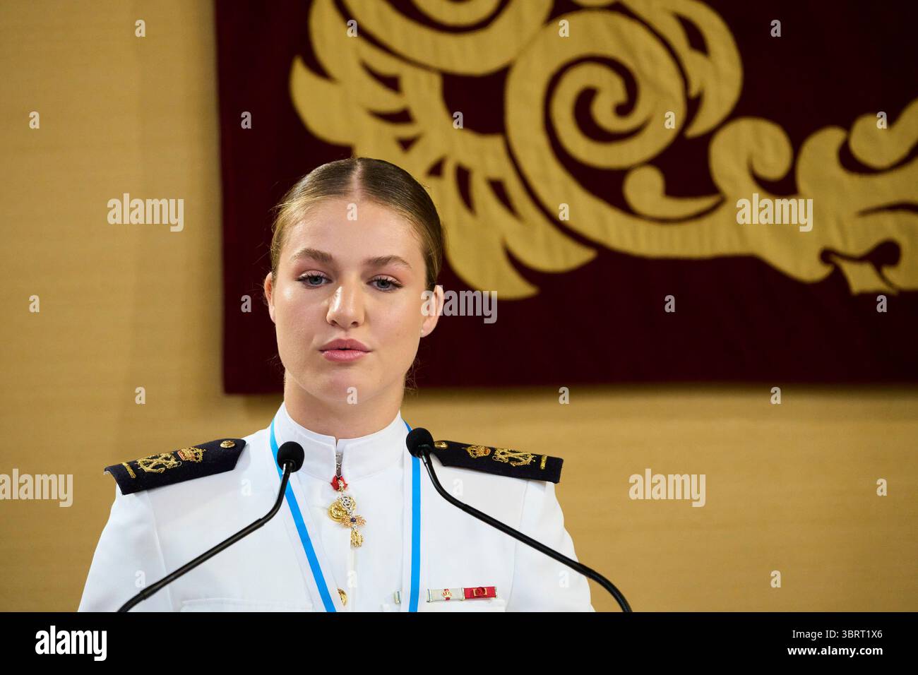 Santiago de Compostela. Spain. 20250714, Crown Princess Leonor attends Medal of Gold of Galicia ...
