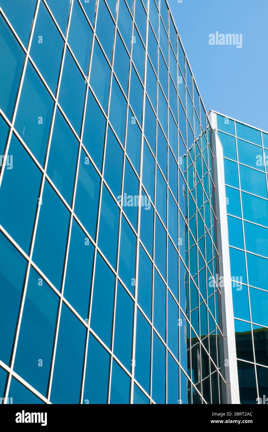 Glass facades. Campo de las Naciones, Madrid, Spain Stock Photo - Alamy